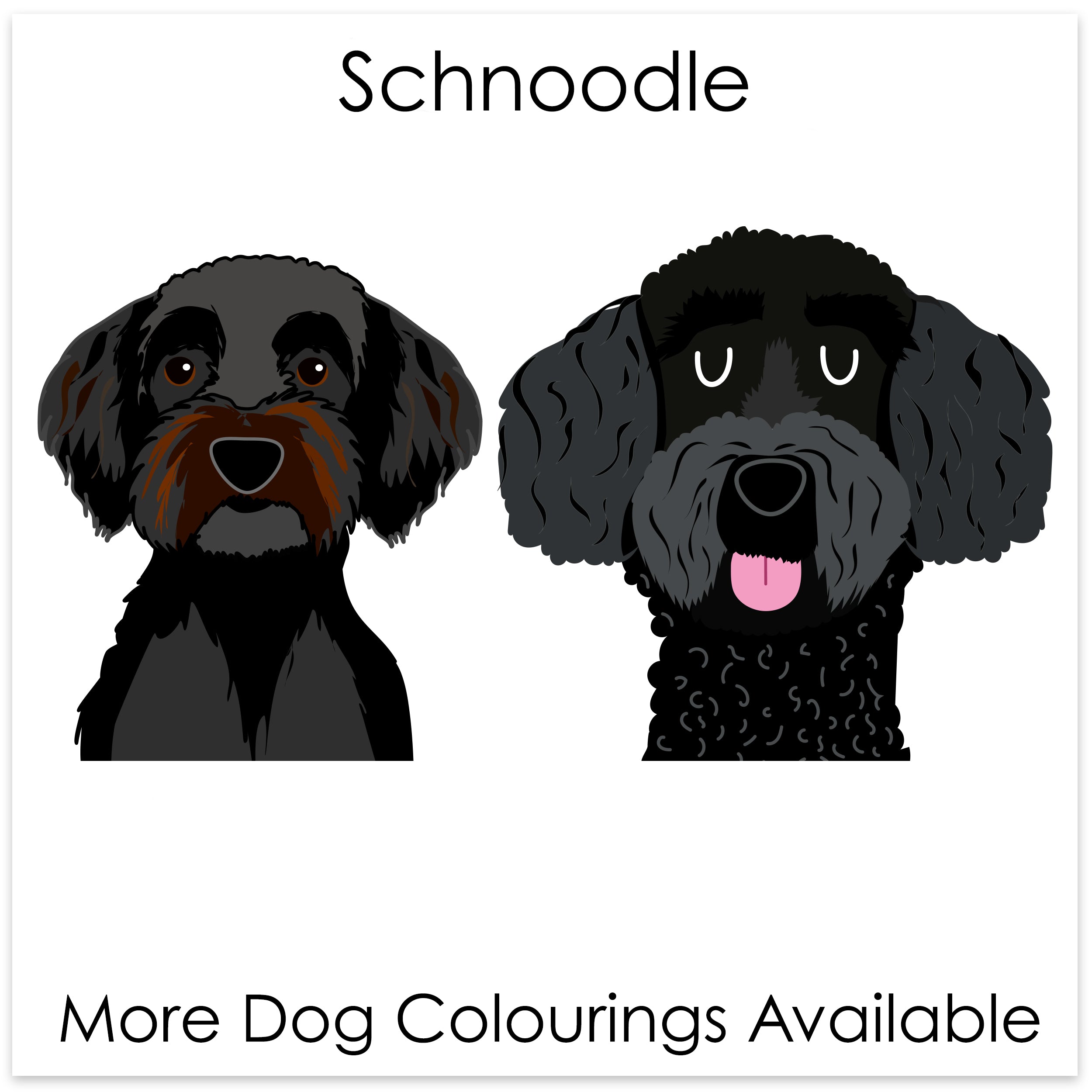 Schnoodle Doodle | Hoobynoo | Personalised Dog ID Tags, Bowls & more ...