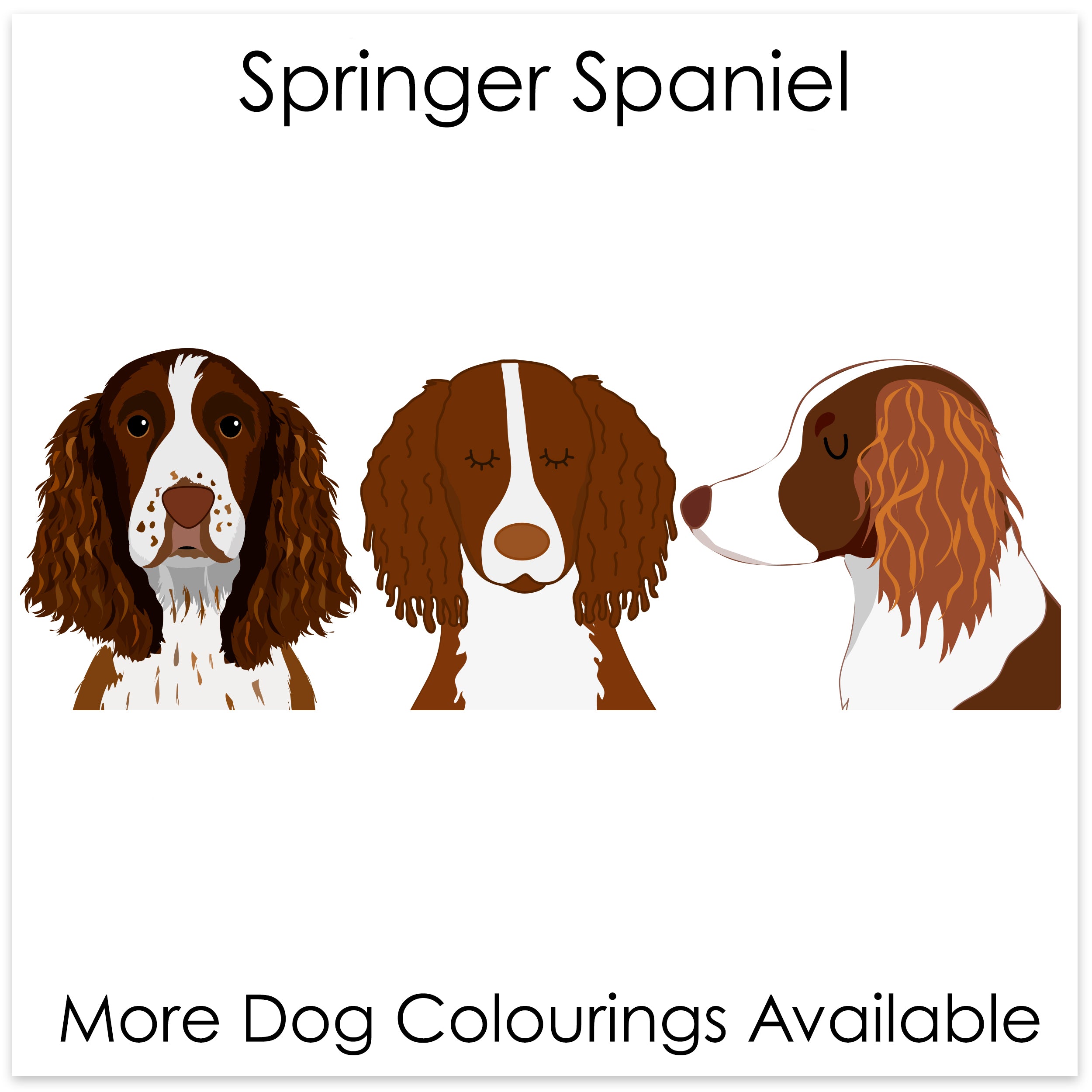 Springer Spaniel | Hoobynoo | Personalised Dog ID Tags, Bowls & more ...
