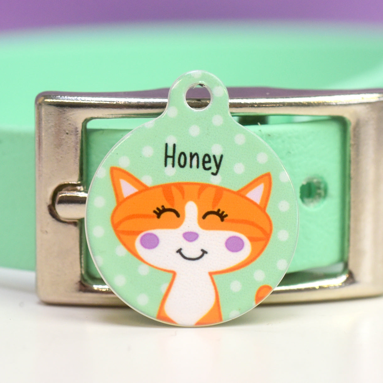 Personalised Cat Pet Identity Name Tag – Hoobynoo.co.uk