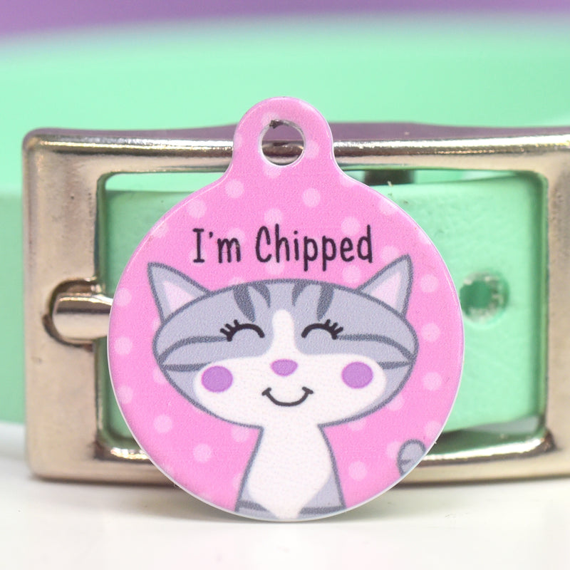 Personalised Cat Pet Identity Name Tag - Hoobynoo.co.uk
