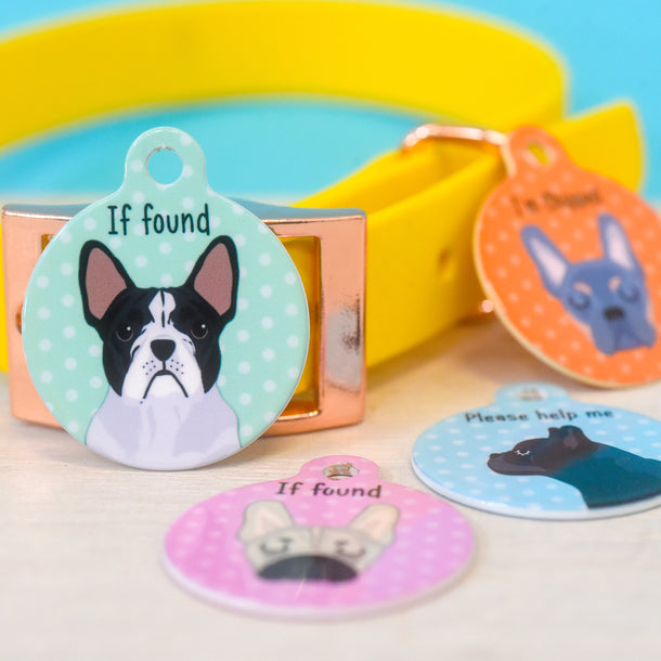 French Bulldog ID Pet Tag – Hoobynoo.co.uk