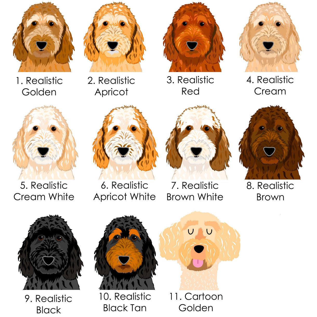 Personalised Goldendoodle Dog ID Tag – Hoobynoo.co.uk