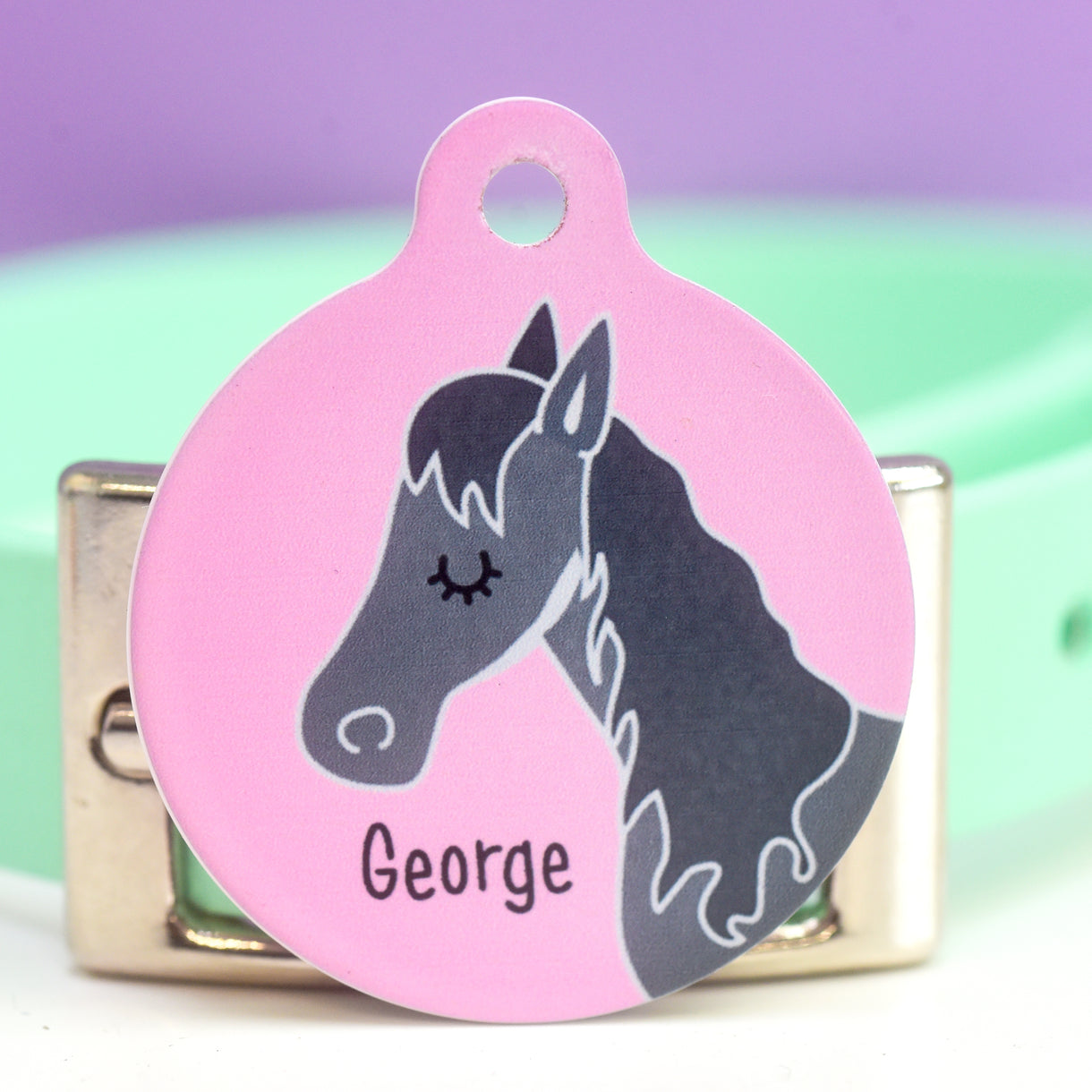 Equestrian Horse ID Tag - Horse Bridle Tag - Equine Name Tag - Horses ...