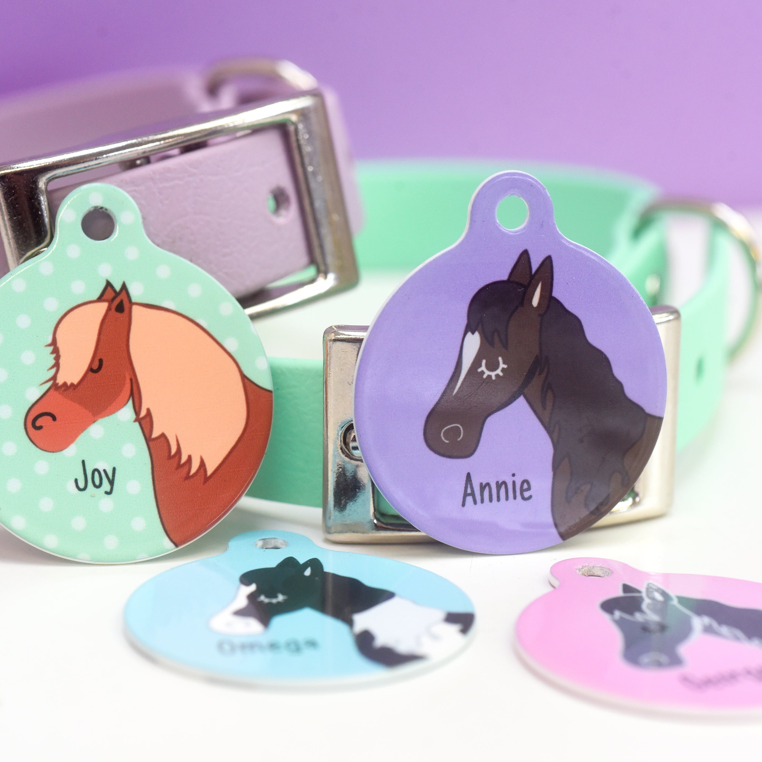 Equestrian Horse ID Tag - Horse Bridle Tag - Equine Name Tag - Horses ...