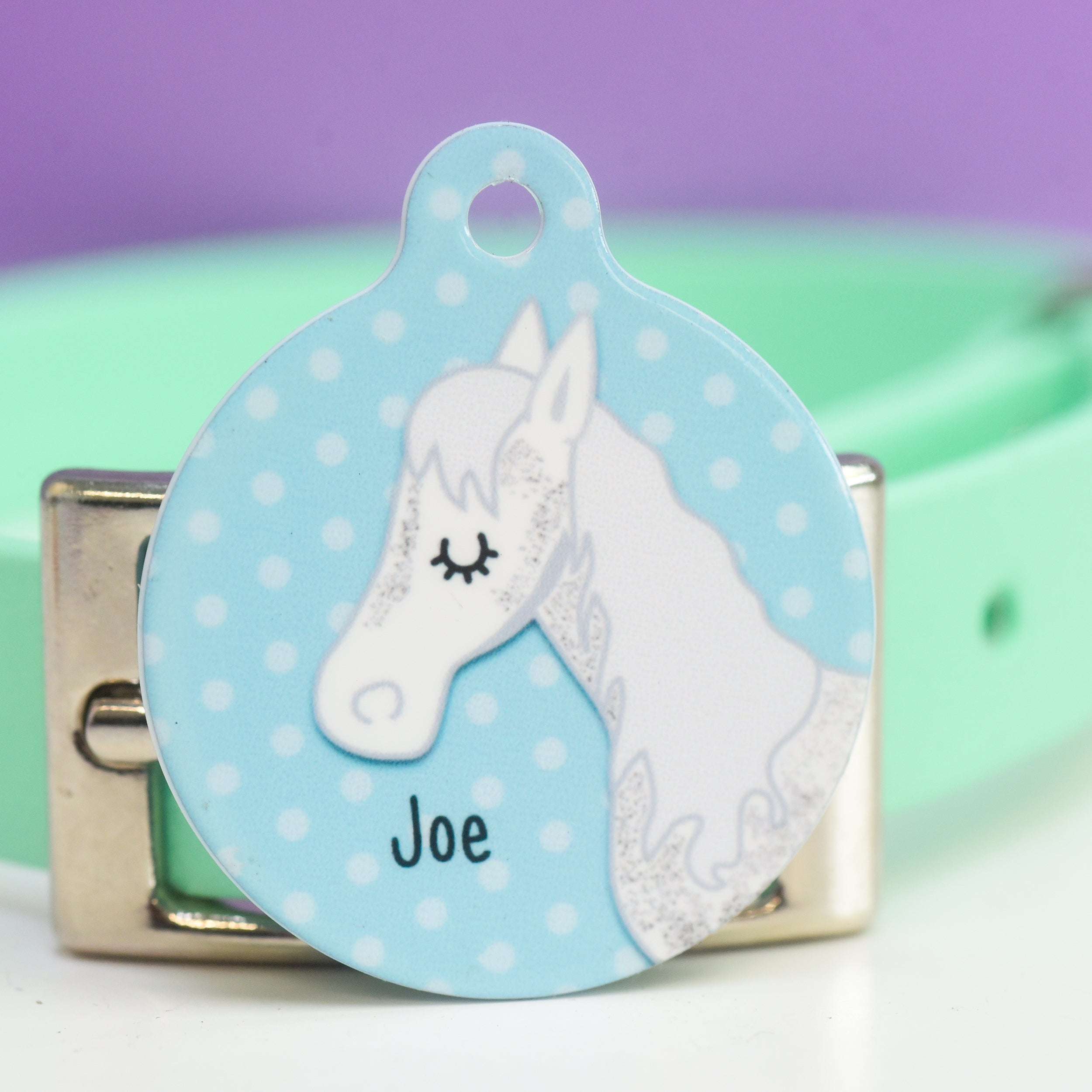 Equestrian Horse ID Tag - Horse Bridle Tag - Equine Name Tag - Horses ...