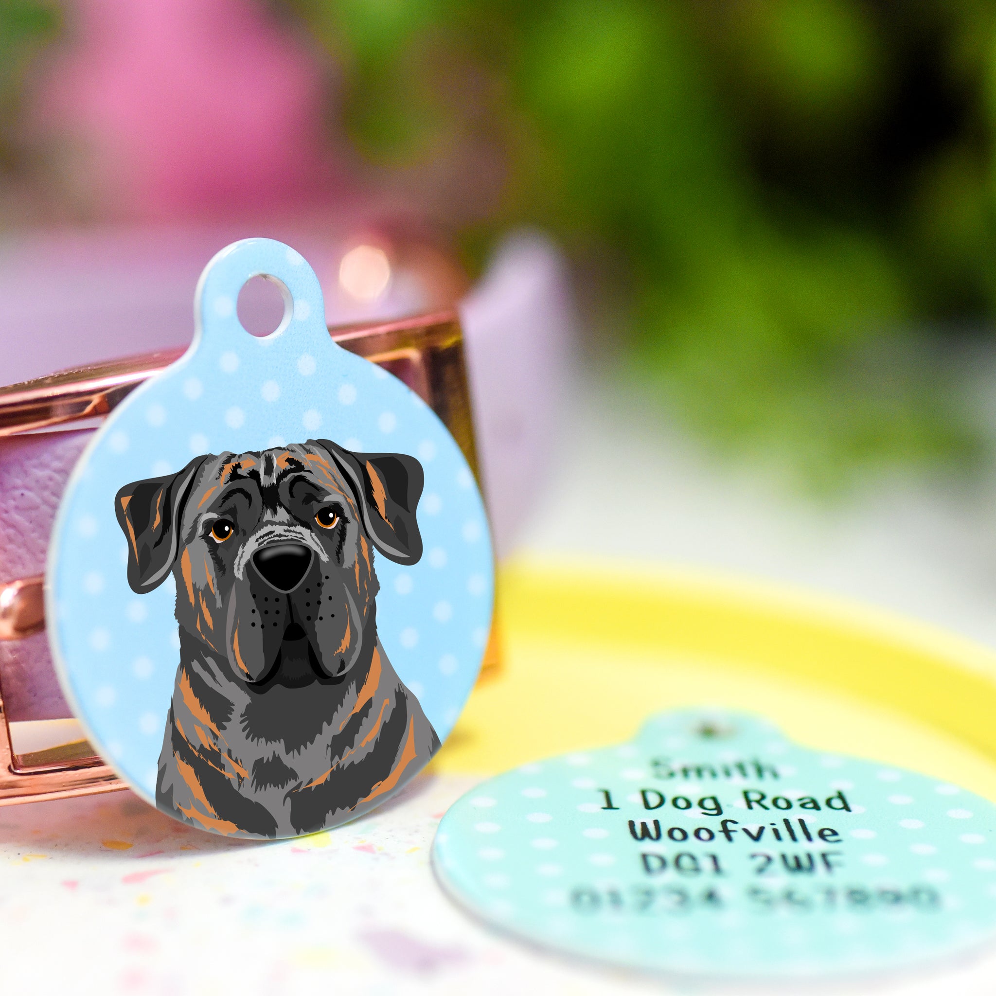 Cane Corso Dog Tags | Personalised Dog Tags | Hoobynoo | Waterproof ...