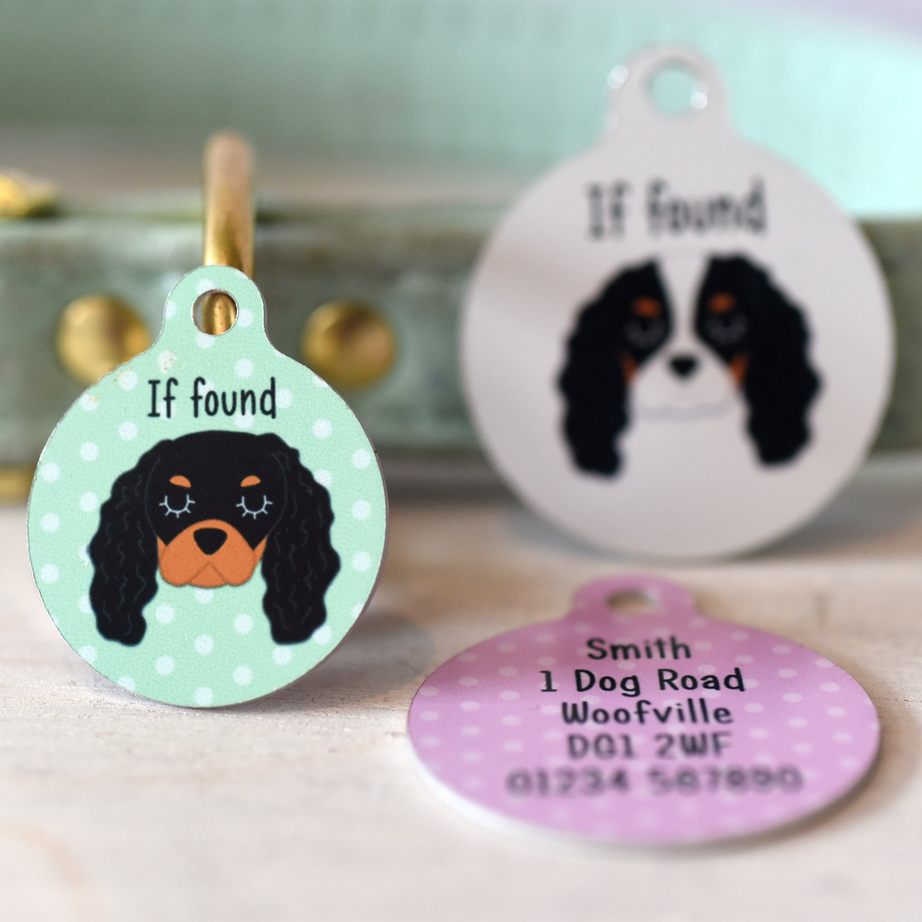 Personalised Cavalier King Charles Spaniel Dog Tag