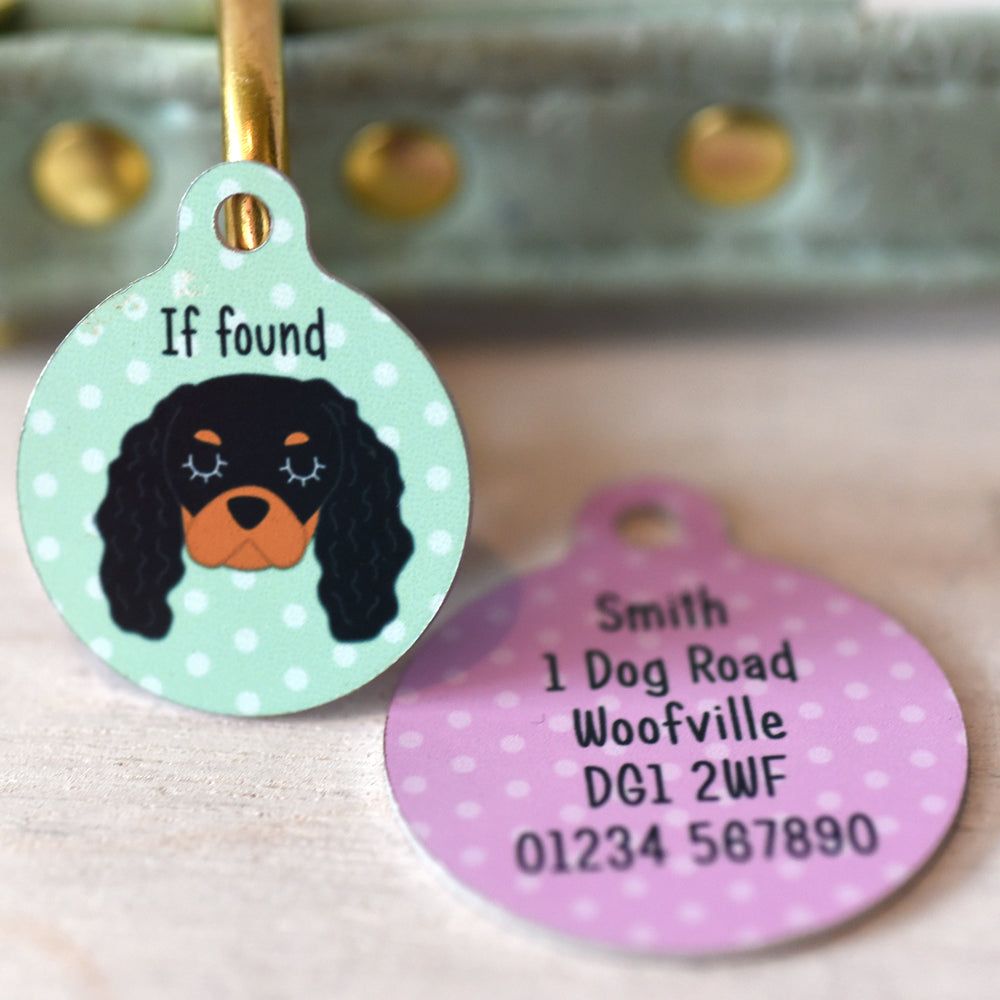Personalised Cavalier King Charles Spaniel Dog Tag