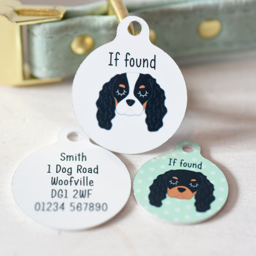 Personalised Cavalier King Charles Spaniel Dog Tag