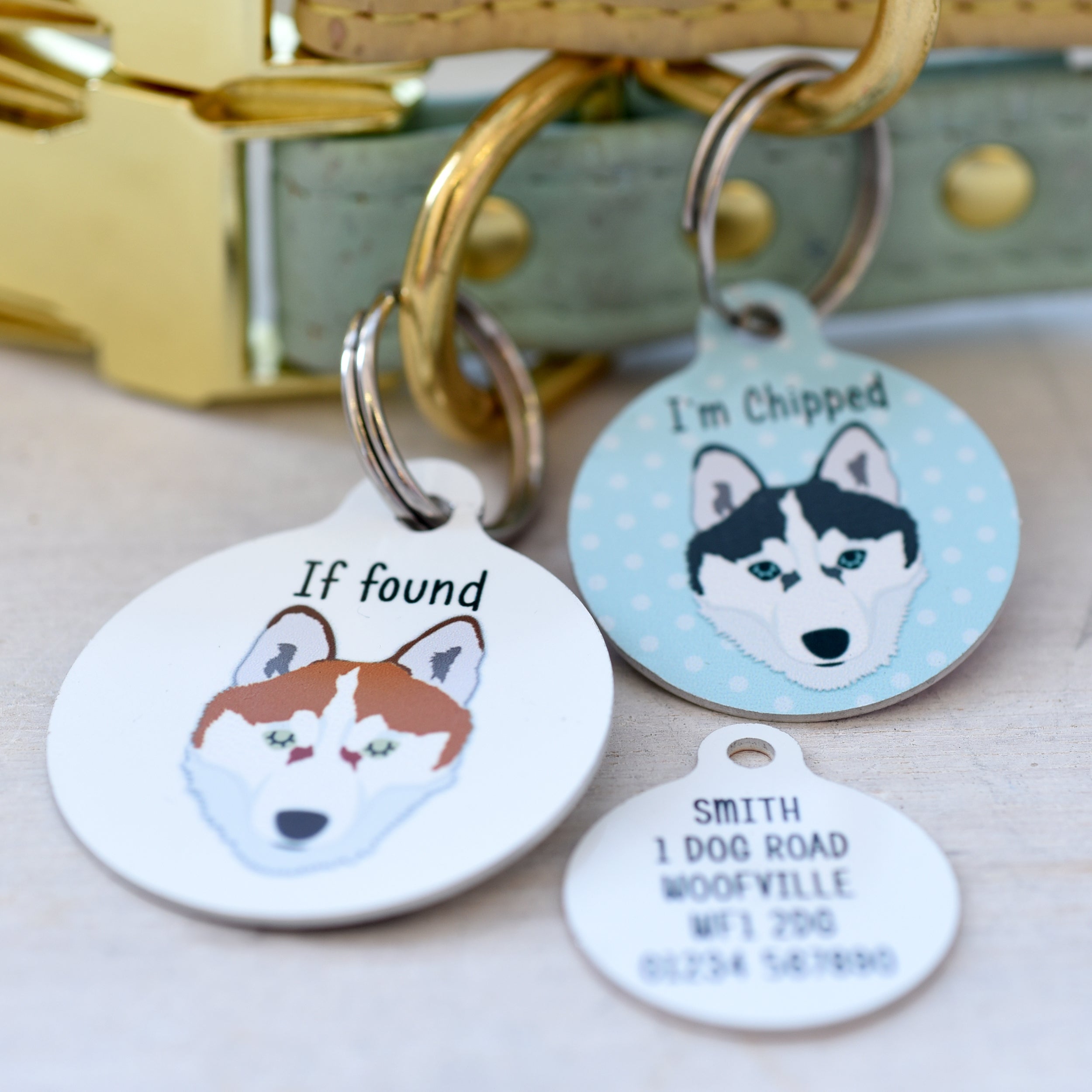 Siberian Husky Dog Tag - Hoobynoo.co.uk