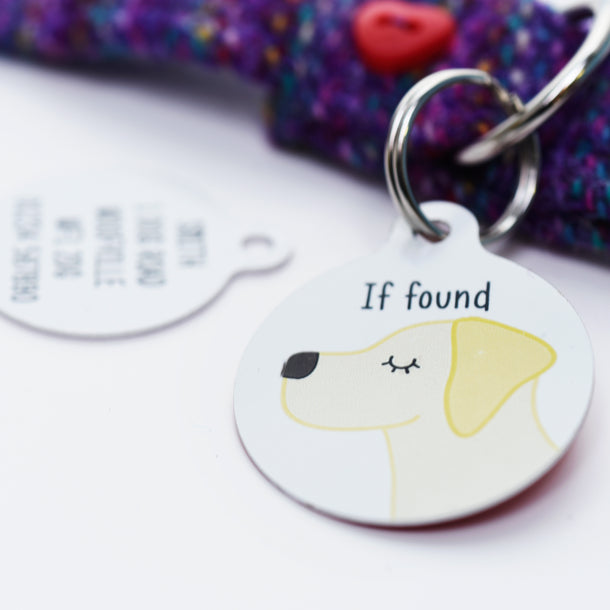 Personalised Labrador Retriever Dog Tag Pet ID Tags Disc – Hoobynoo.co.uk